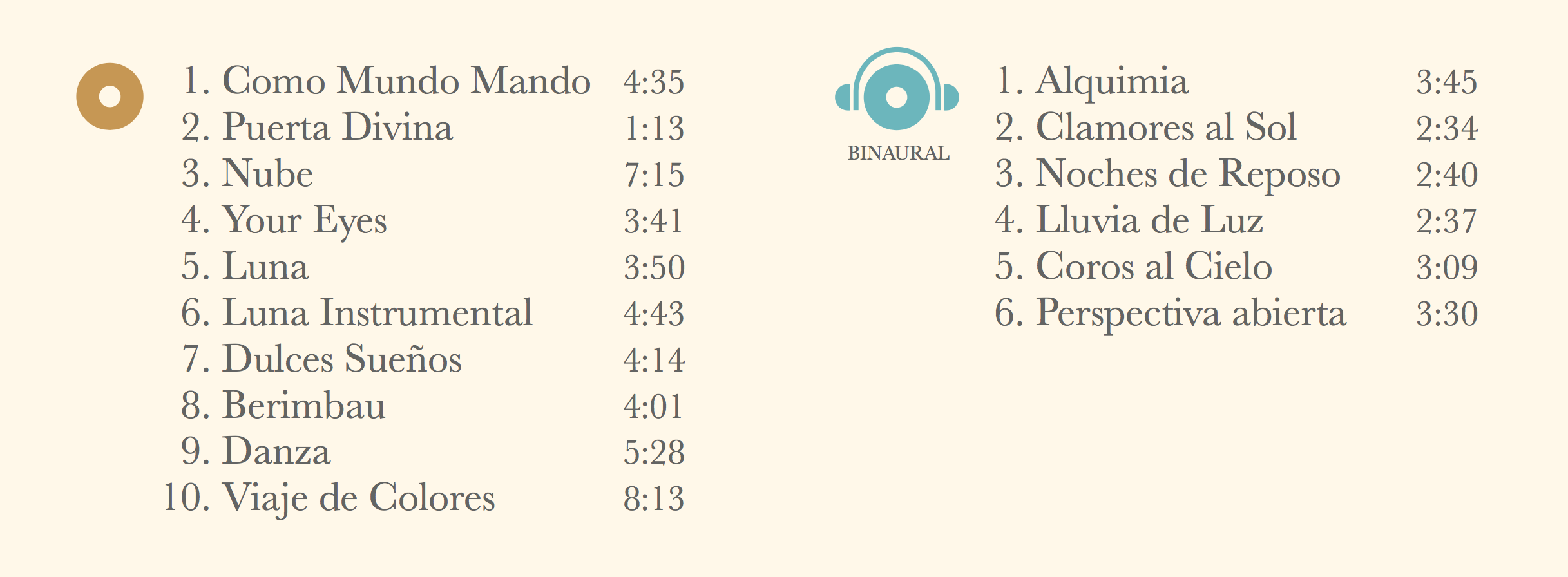 Discografía – Daniel Negrin